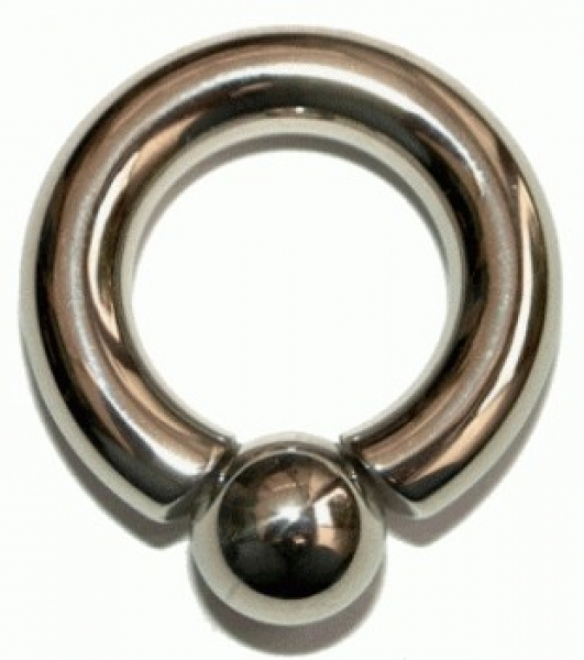 screw in ball ring titan für prinz albert mit schraubkugel